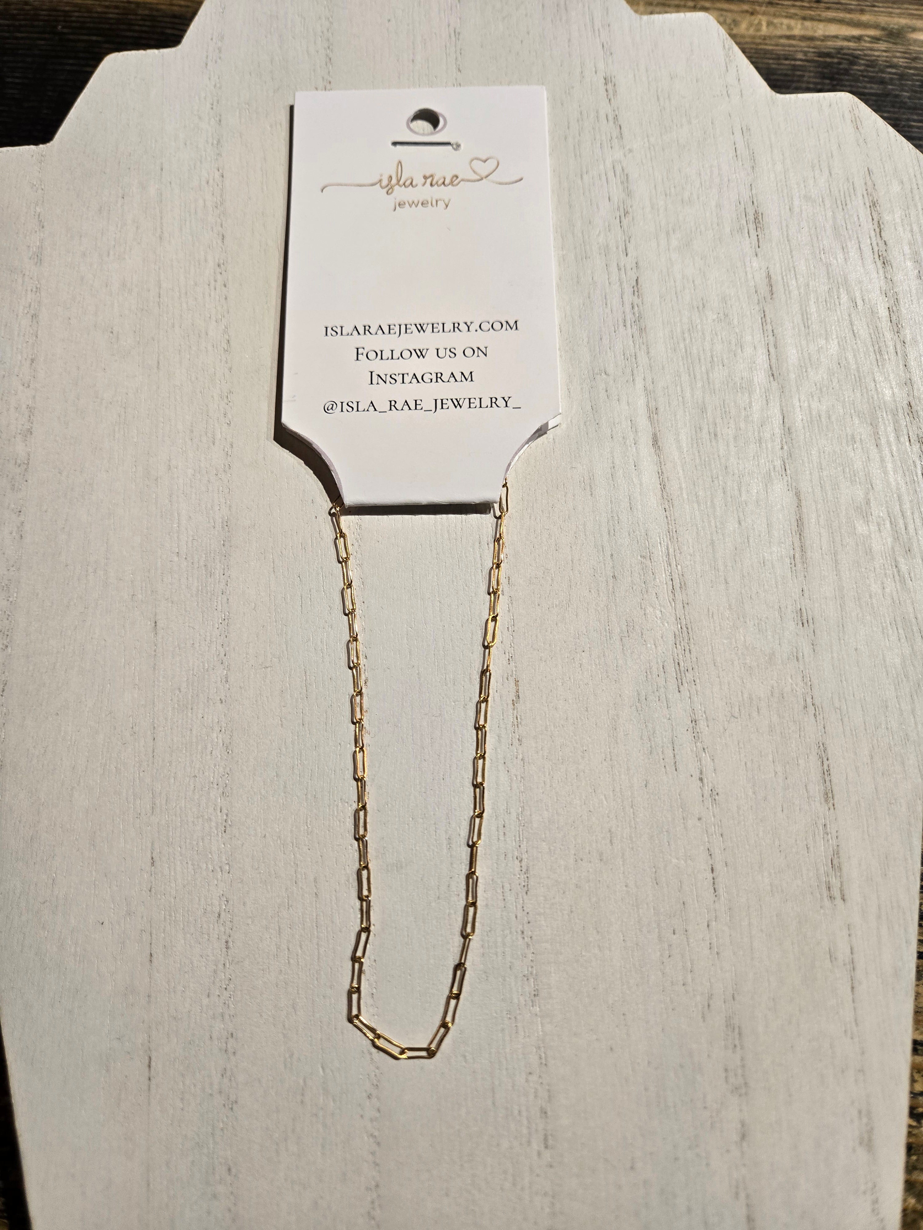 Patricia Paperclip Anklet – The Dress Co.