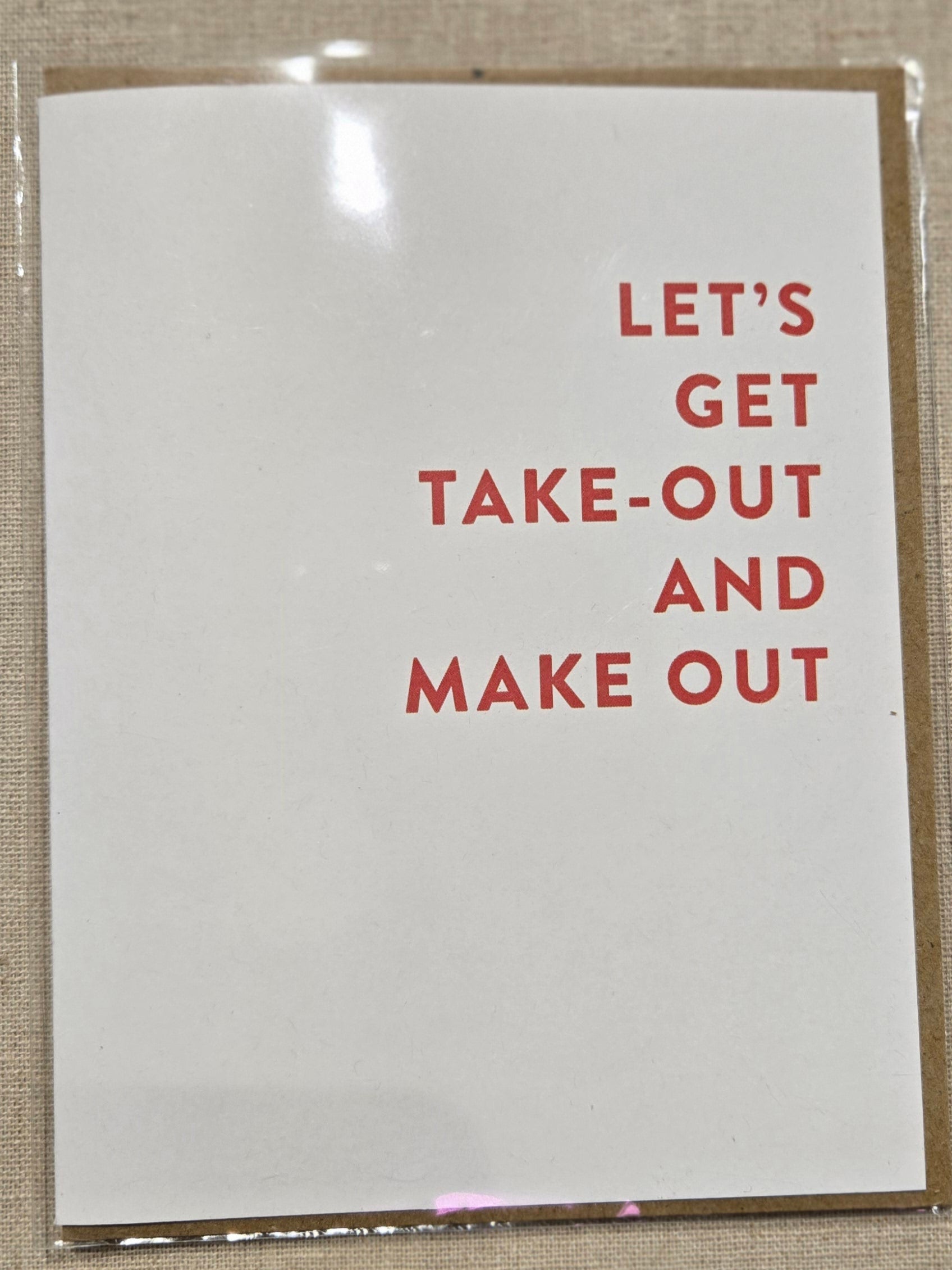 Let’s get take out… – The Dress Co.